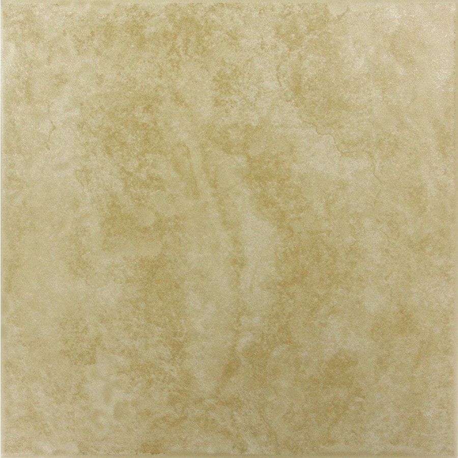 Style Selections Continental Beige/Glazed Porcelain Glazed Porcelain ...