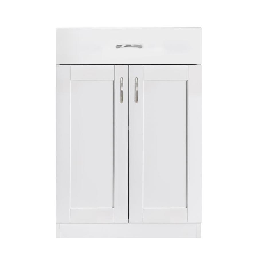 Estate 23.75-in W Wood Composite Wall-Mount Utility Storage Cabinet in ...