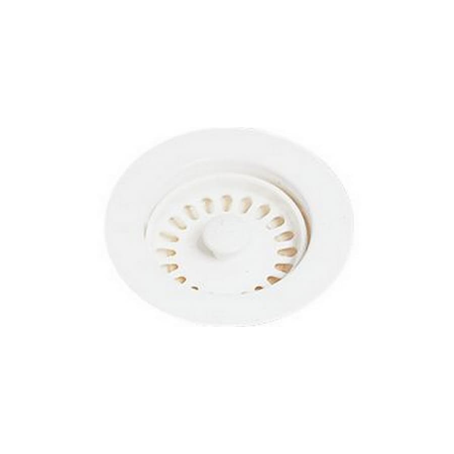 Elkay 4.5-in Cameo White Plastic Fixed Post Kitchen Sink Strainer at ...