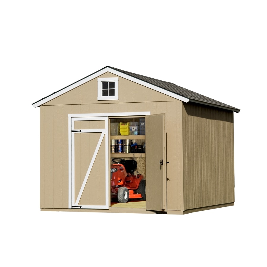 Heartland Statesman 10-ft X 12-ft Wood Storage Shed (Floor, 52% OFF
