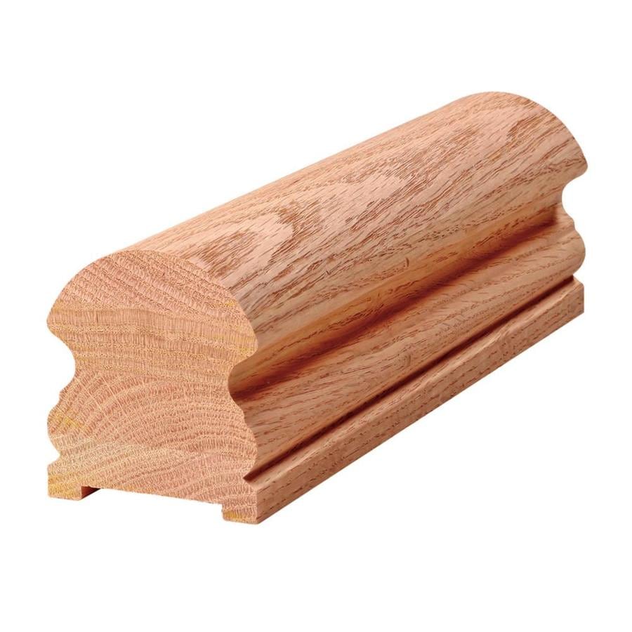 L.J. Smith Stair Systems 2.625-in x 14-ft Unfinished Red Oak Handrail ...