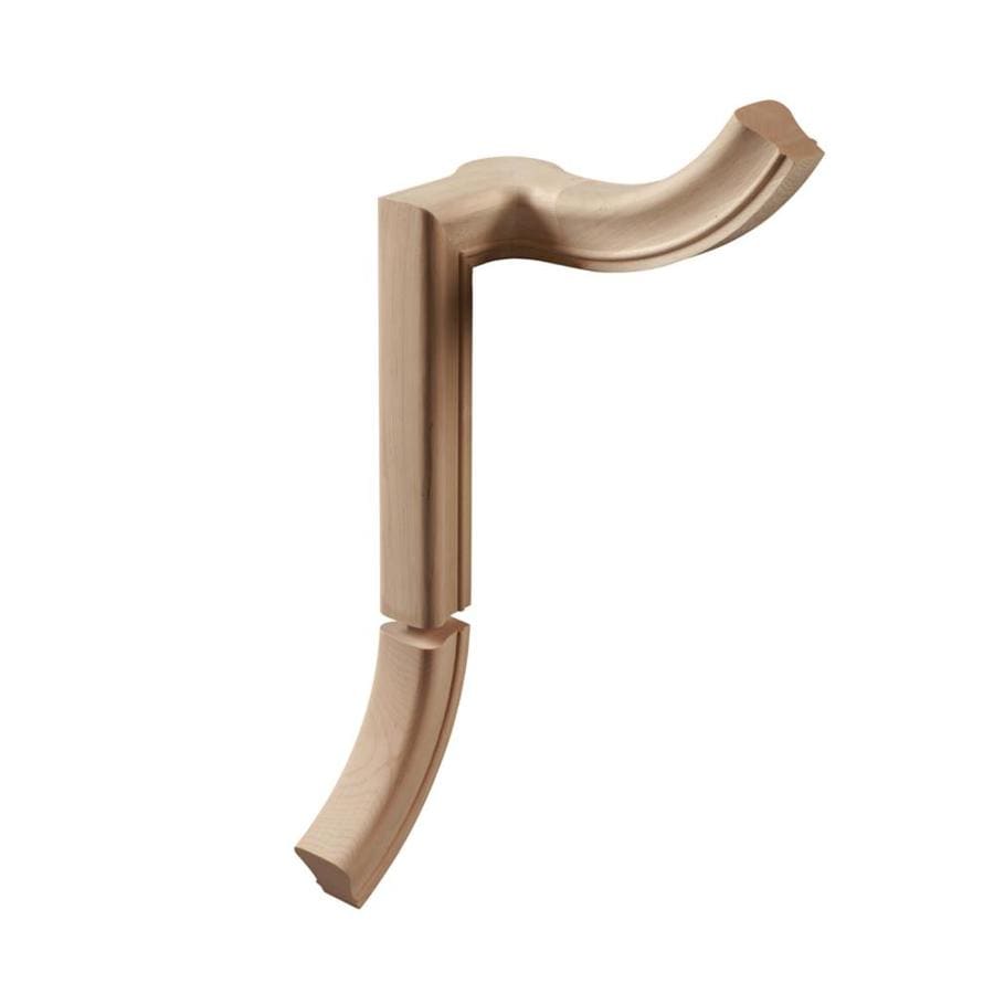 L.J. Smith Stair Systems Maple Unfinished Wood Gooseneck Handrail ...