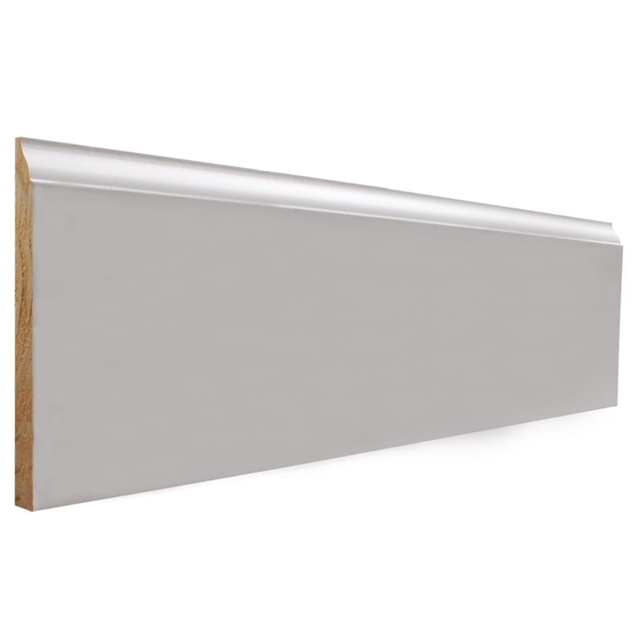 EverTrue 5-1/4-in x 12-ft Pine Primed Finger Joint Baseboard Moulding ...