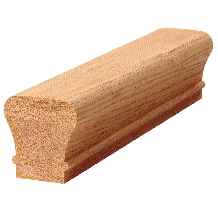 L.J. Smith Stair Systems 2.25-in x 10-ft Unfinished Red Oak Handrail in ...