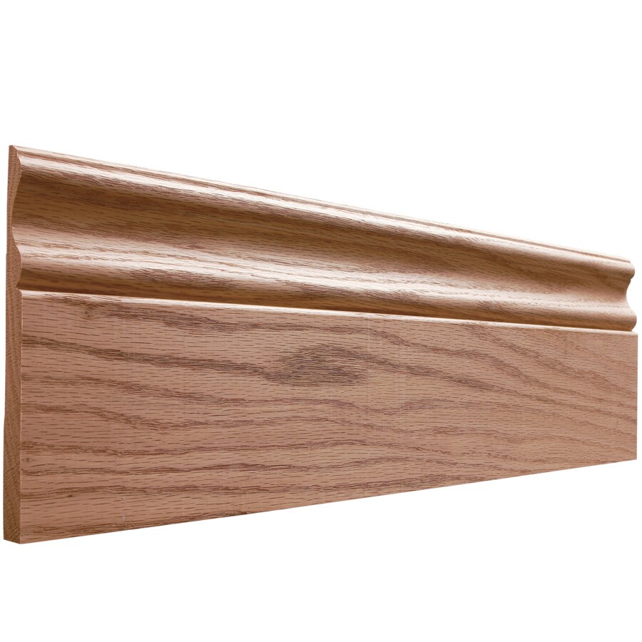 EverTrue Colonial Unfinished Oak Baseboard Moulding at Lowes.com