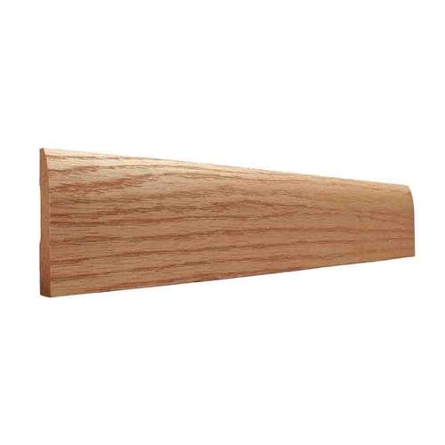 EverTrue 1/2-in x 3-1/4-in x 8-ft Unfinished Oak Baseboard Moulding in ...