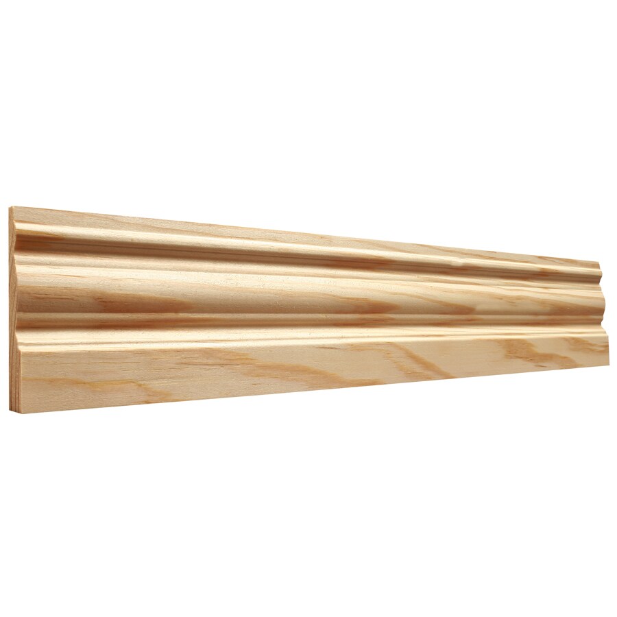 EverTrue Traditional Unfinished Pine Baseboard Moulding at Lowes.com