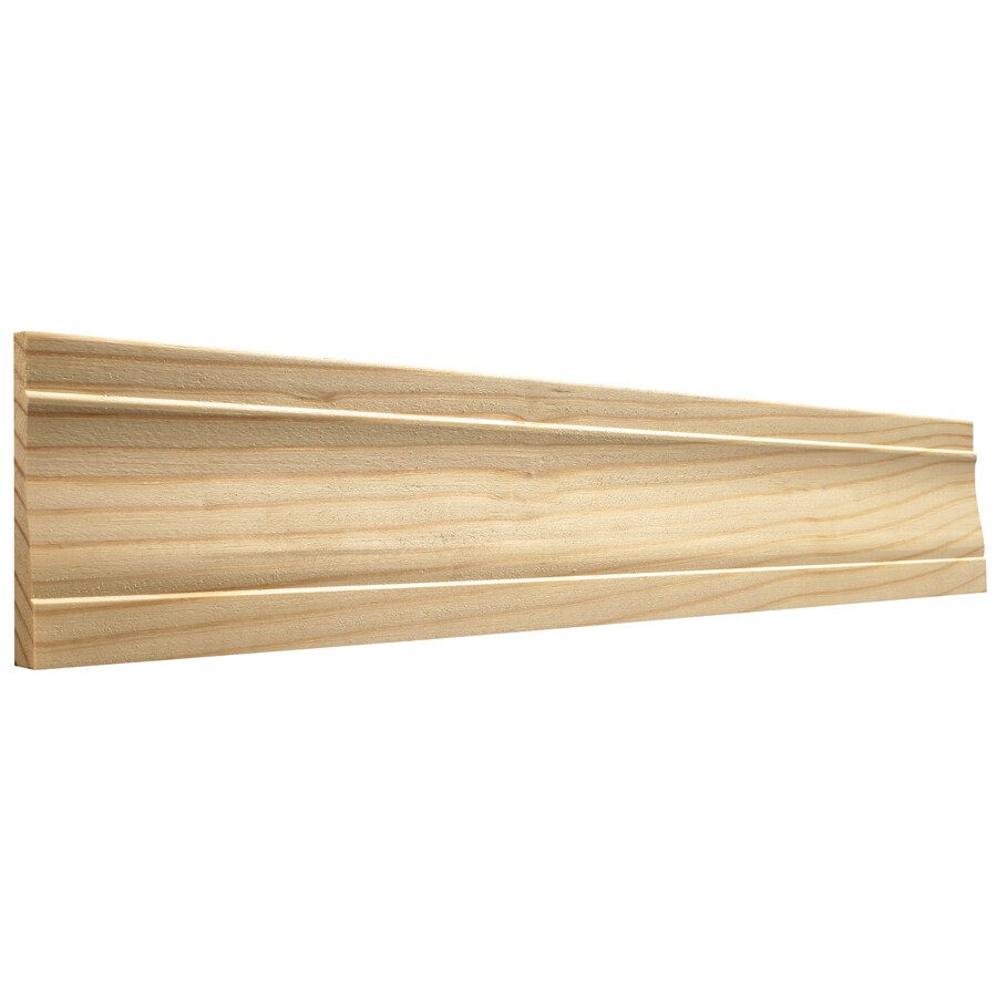 EverTrue Traditional Unfinished Pine Baseboard Moulding at Lowes.com