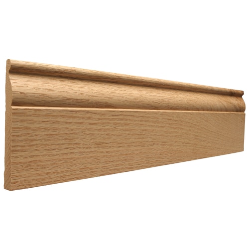 4.25-in x 8-ft Interior Oak Baseboard in the Baseboard Moulding ...