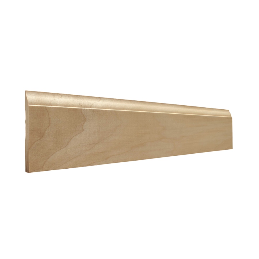 4.25-in x 8-ft Interior Poplar Baseboard Moulding at Lowes.com