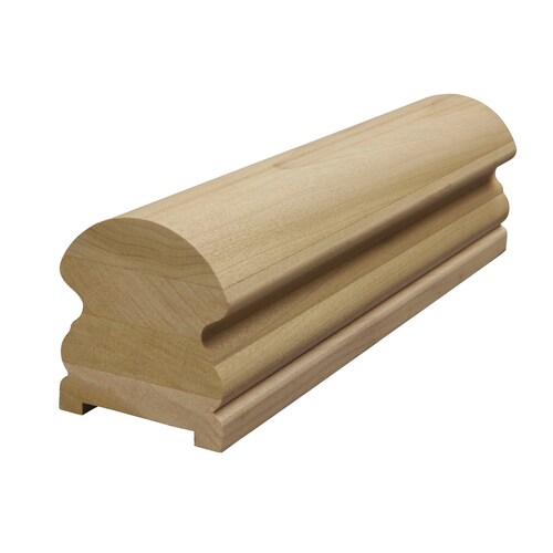 L.J. Smith Stair Systems 2.625-in x 10-ft Unfinished Poplar Handrail in ...