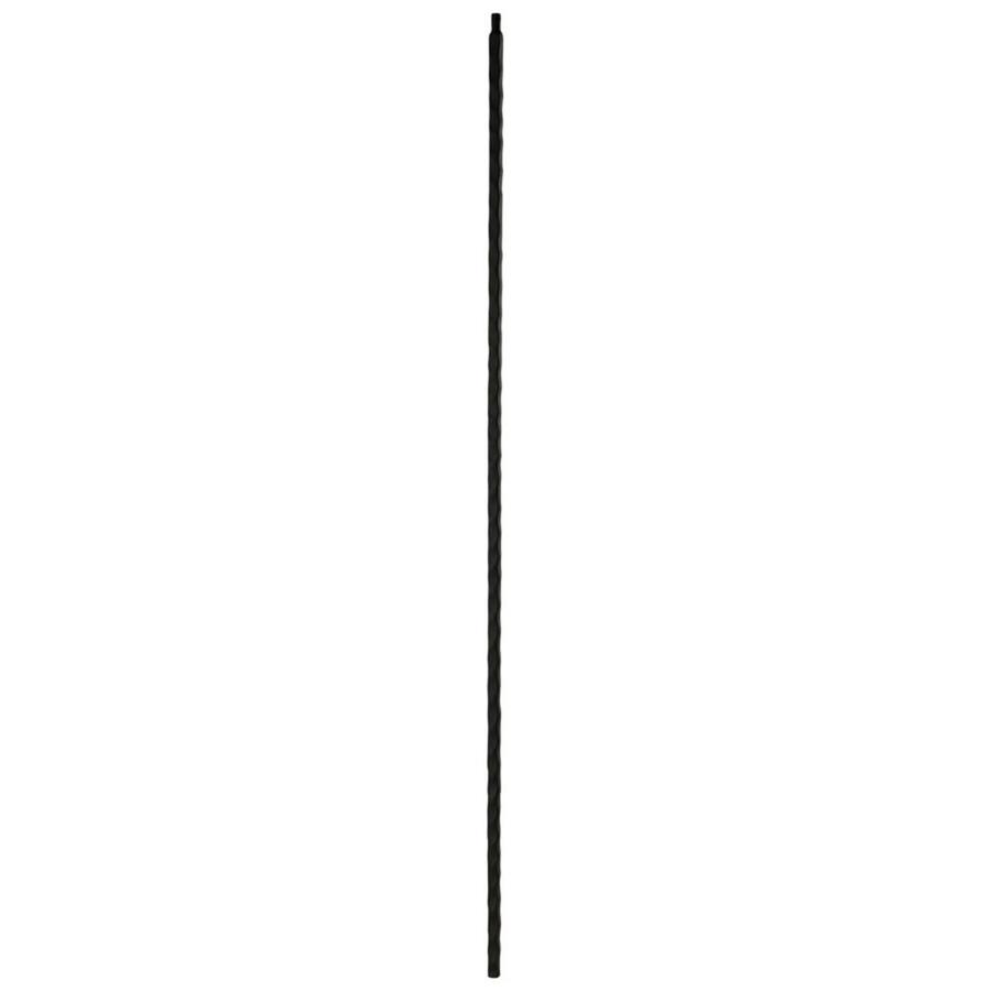 L.J. Smith Stair Systems 44-in Matte Black Wrought Iron Classic Stair ...