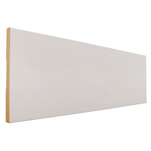 11/16-in x 5-1/2-in x 12-ft Primed Pine Baseboard Moulding in the ...