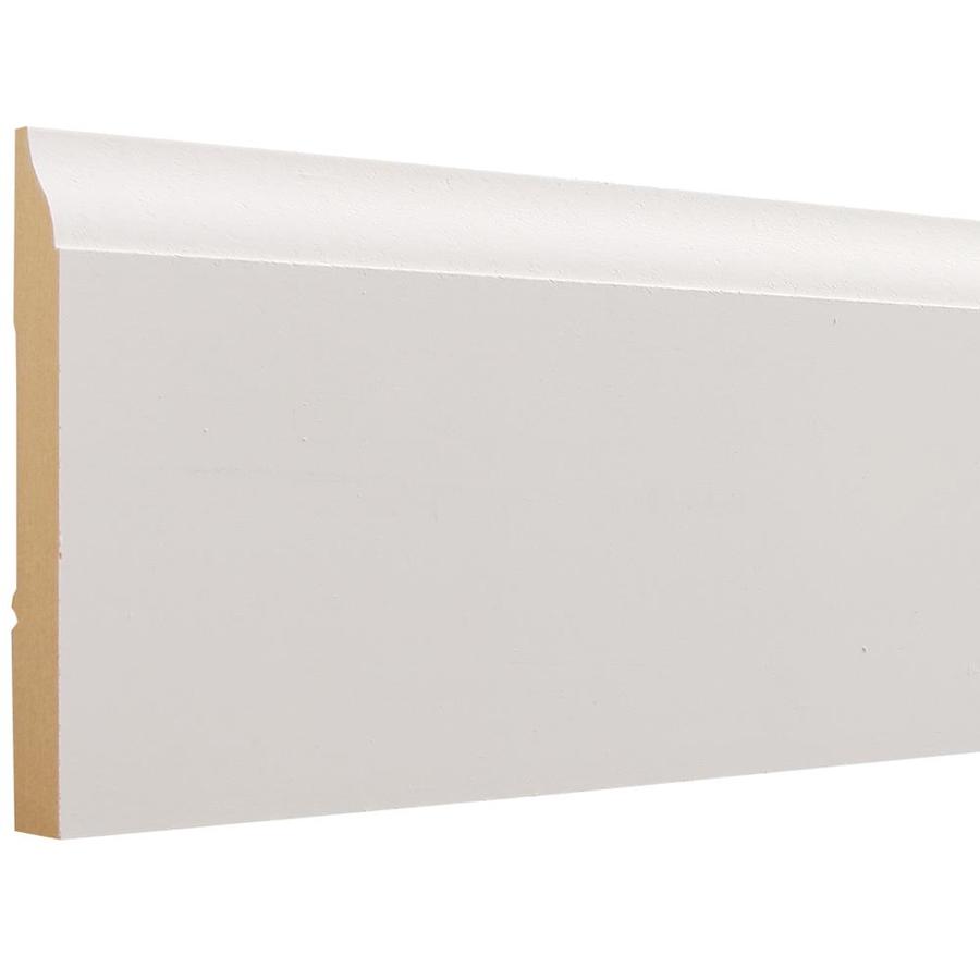 623 Primed White MDF Baseboard (Actual: 3.25-in x 1-ft) at Lowes.com