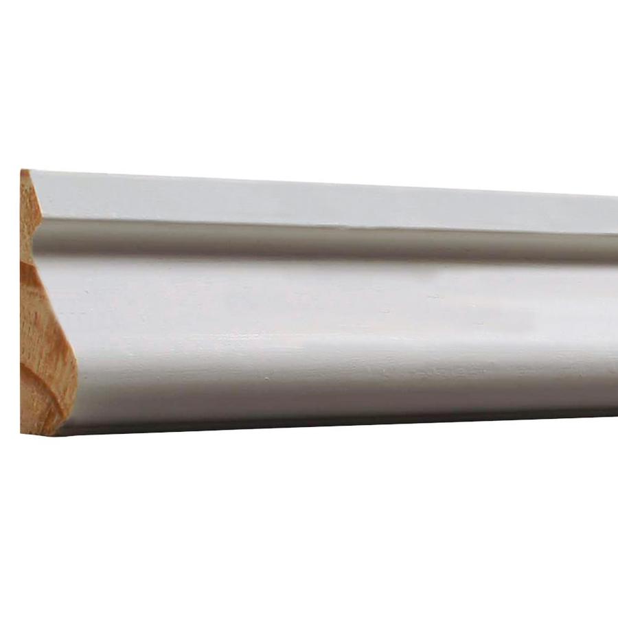 163 Primed White Finger Joint Baseboard (Actual: 1.375-in x 1-ft) at ...