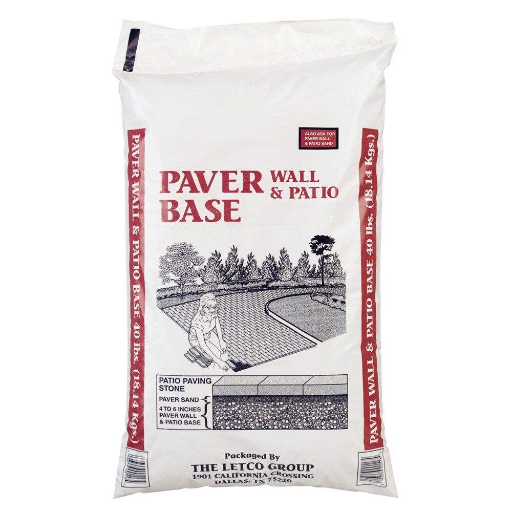 Living Earth 40 Lbs. Natural Paver Base and Wall Patio Base at Lowes.com
