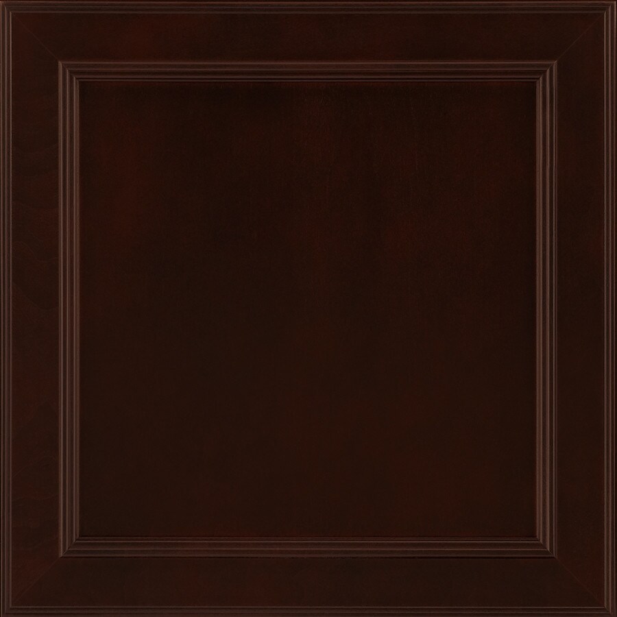 Shenandoah Irvington 14.562-in x 14.5-in Java Cherry Flat Panel Cabinet ...