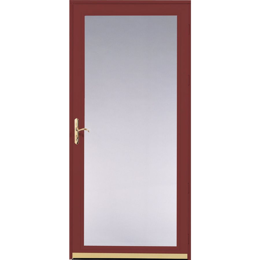 Pella 32-in x 81-in Full-view Storm Door at Lowes.com