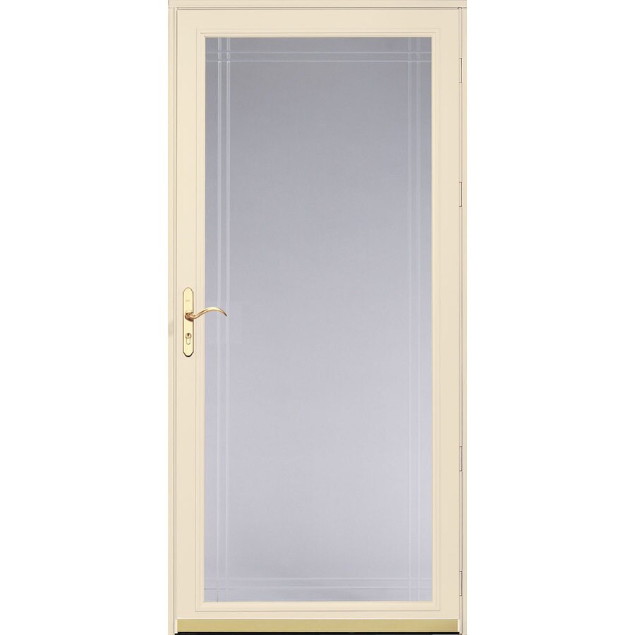 Pella 36-in x 81-in Full-view Storm Door in the Storm Doors department ...