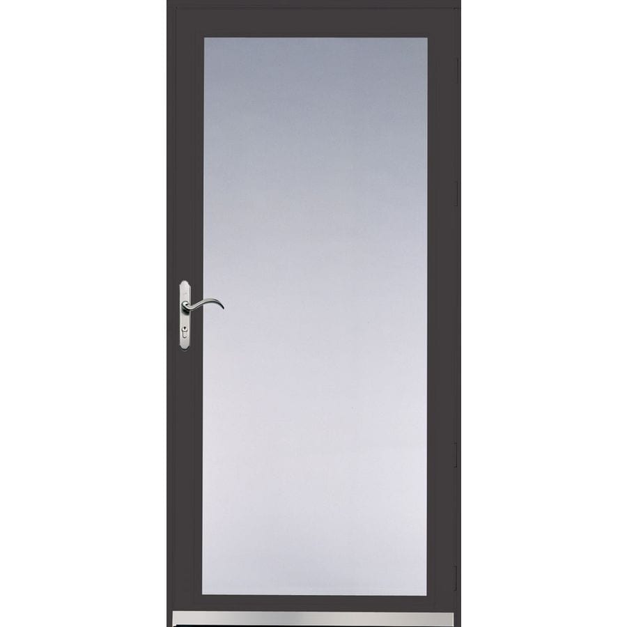 Pella 36-in x 81-in Full-view Storm Door at Lowes.com