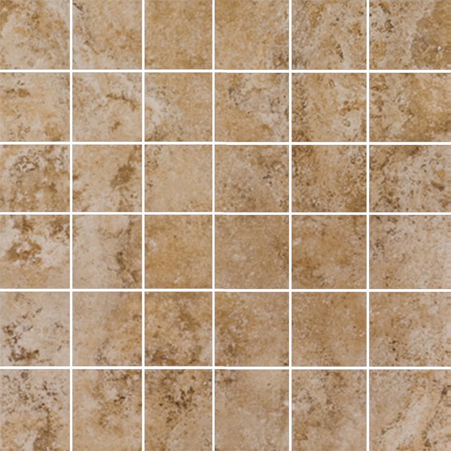 FLOORS 2000 Tiburstone Blend Glazed Porcelain Uniform Squares Tile at ...