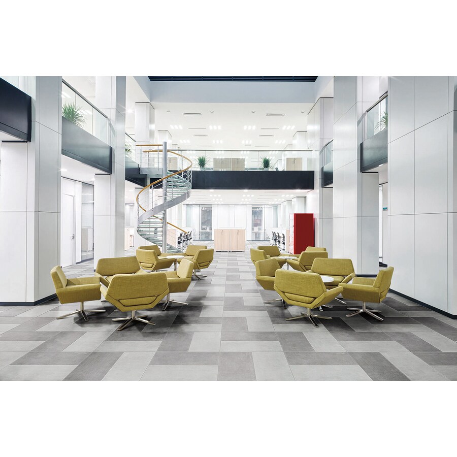 FLOORS 2000 Faroe 6-Pack Seashell 12-in x 24-in Sealed Porcelain Floor ...