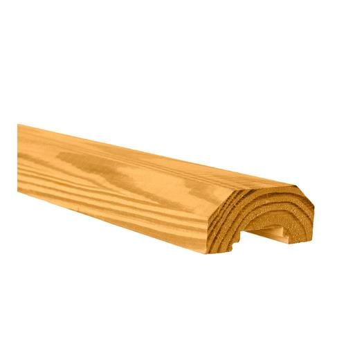 Severe Weather 6-ft x 4-in x 2-in Brown Pressure Treated Wood Deck Rail ...