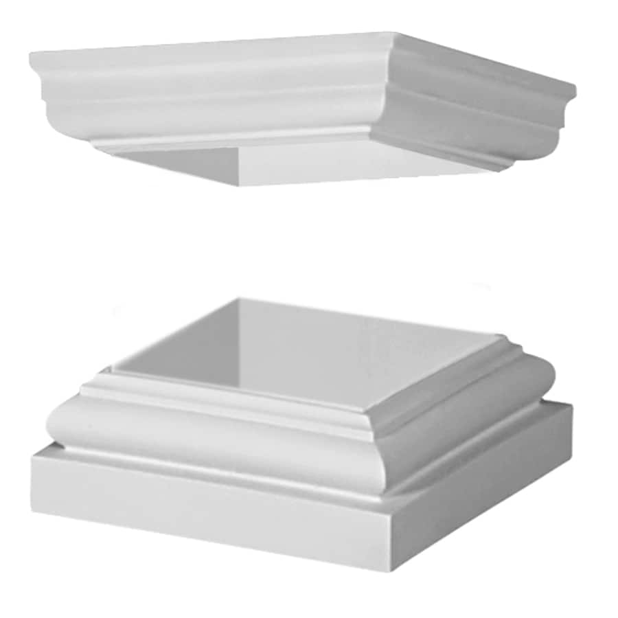 Turncraft Tuscan Cap And Base For 6" Poly-ClassicÂ® Square Column at Lowes.com