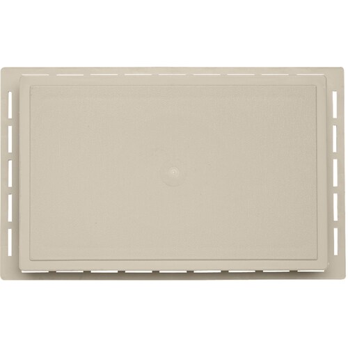 Ply Gem 7.5-in x 8.5-in Tan/Woodgrain Vinyl Universal Mounting Block in ...