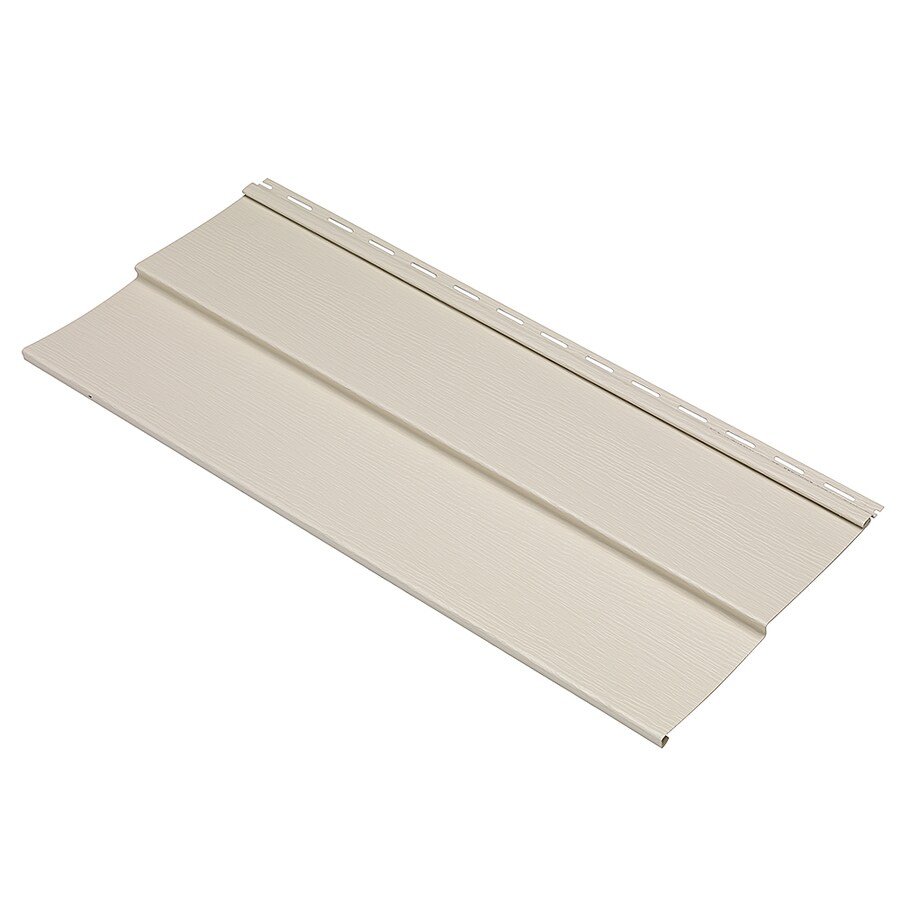 Durabuilt 440 Vinyl Siding Sample Double 5 Traditional Almond at Lowes.com