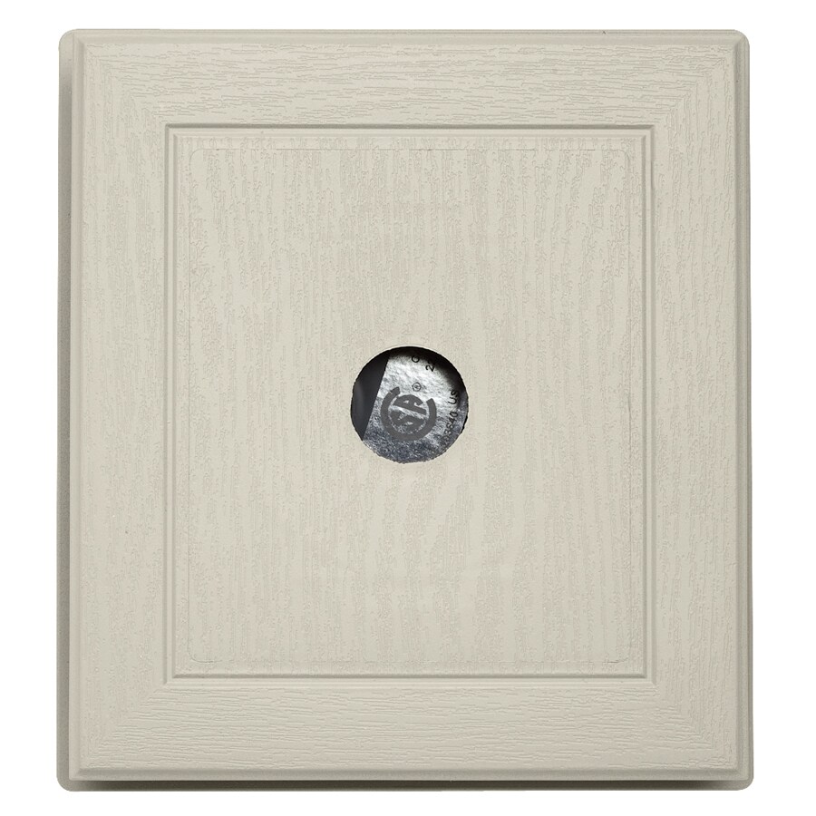 Durabuilt 7-1/2" x 8-3/8" Ivory/Pebble Electrical Block Kit at Lowes.com