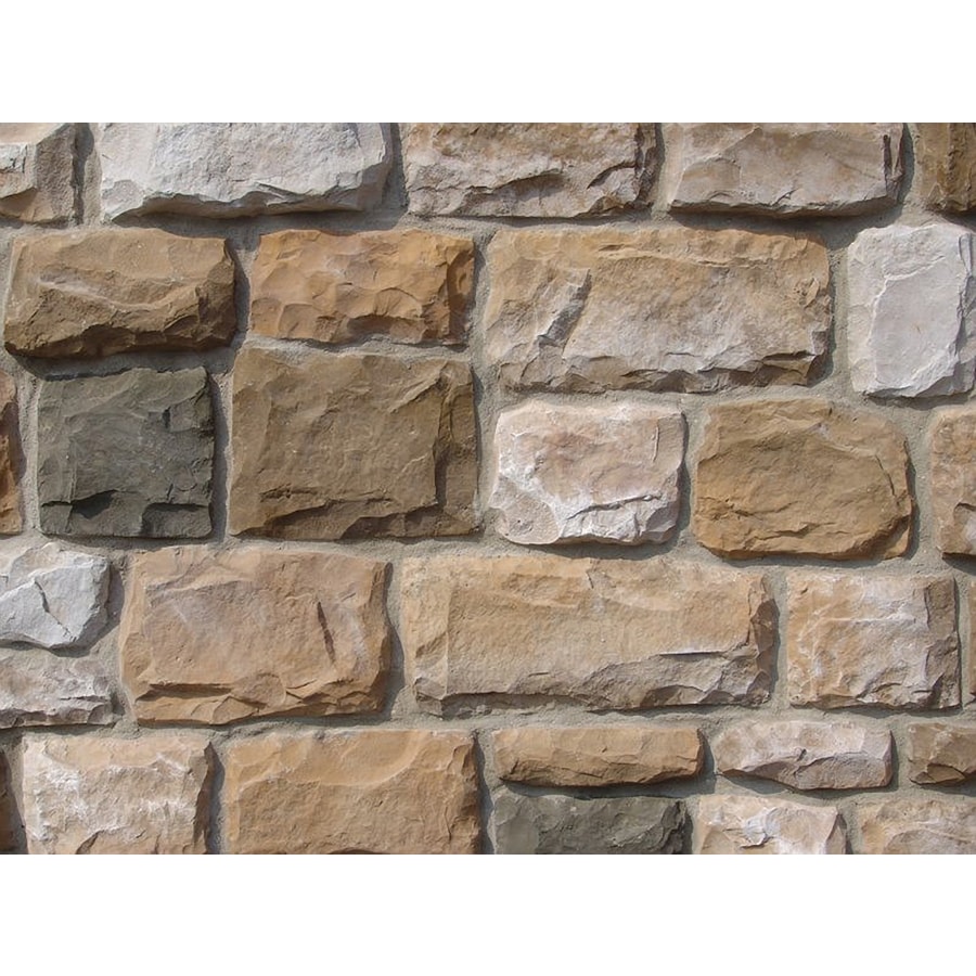 Ply Gem Stone Cut Cobblestone 10-sq ft Autumn Faux Stone Veneer at ...