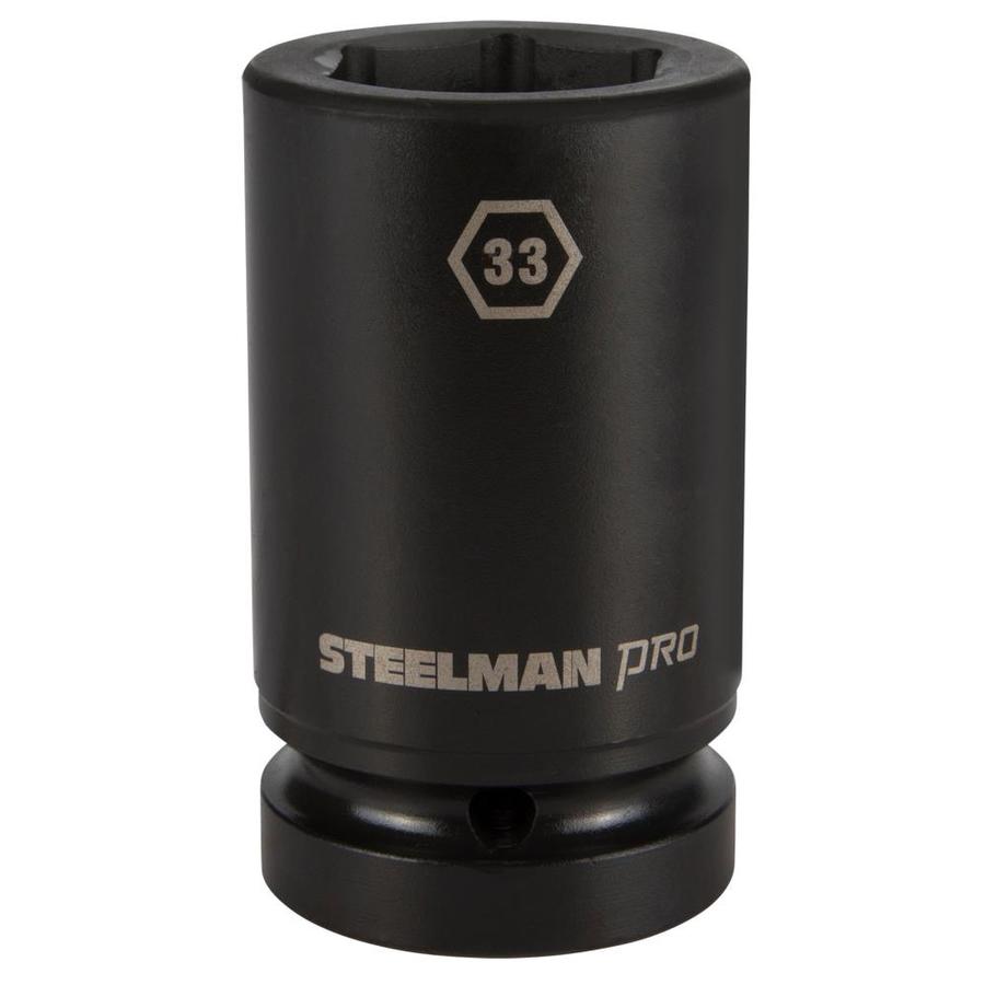 STEELMAN Pro Metric 1-in Drive 33mm 6-Point Impact Socket in the Impact ...