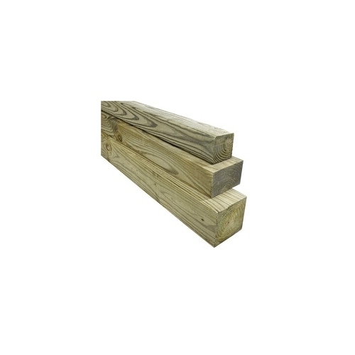 #2 Pressure Treated Lumber (Common: 4-in x 4-in x 12-ft; Actual: 3-1/2 ...