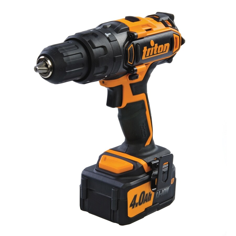 Triton Tools 20-Volt 1/2-in Cordless Drill with Battery and Soft Case ...