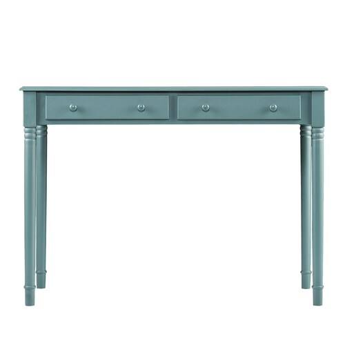 Boston Loft Furnishings Lynford Transitional Agate Green Writing Desk ...