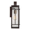 Quoizel Crestview 15.5-in H Western Bronze Outdoor Wall Light at Lowes.com