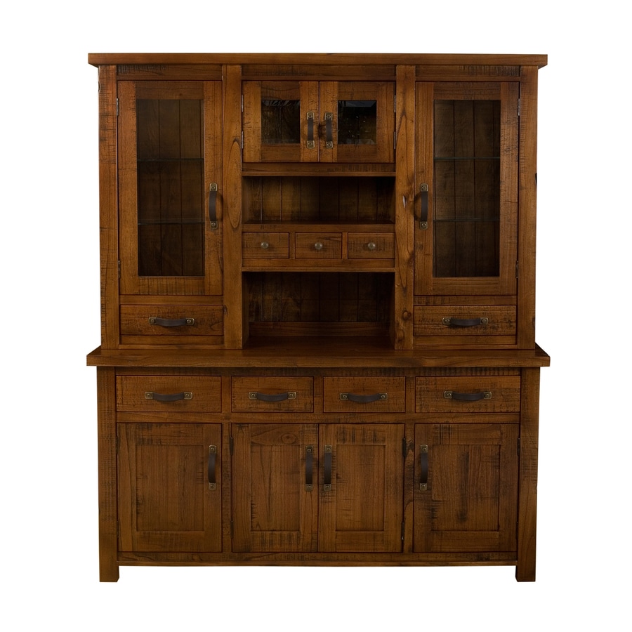 Hillsdale Furniture Outback Distressed Chestnut Ash Kitchen Hutch at ...