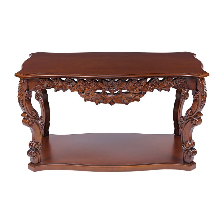 Design Toscano Saffron Hill Clear Coffee Table at Lowes.com