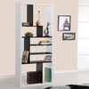 Enitial Lab Amari Black/White 8-Shelf Bookcase at Lowes.com
