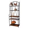 4D Concepts Metal/Slate Metal Bakers Rack at Lowes.com