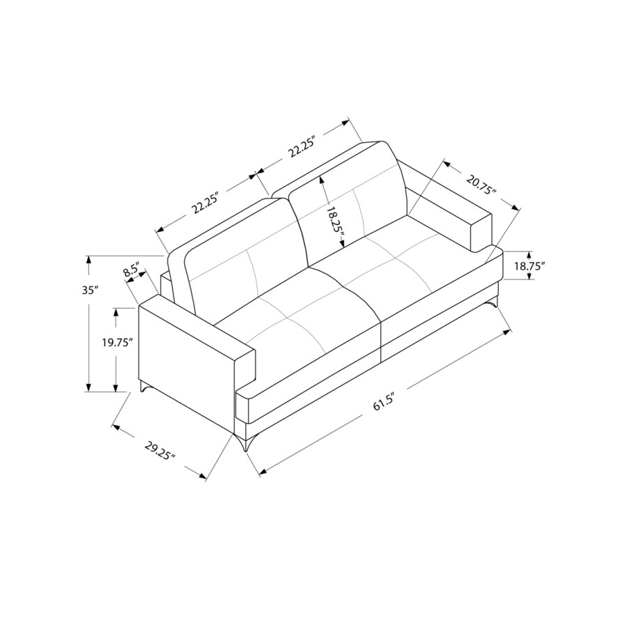 SOS ATG-MONARCH SPECIALTIES in the Couches, Sofas & Loveseats ...