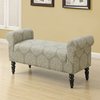 Monarch Specialties Casual Black Accent Bench at Lowes.com