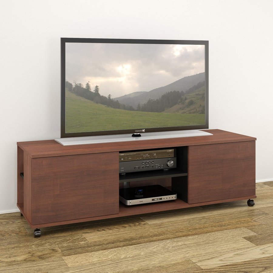 Nexera Jasper Moka/Black Rectangular TV Cabinet at Lowes.com