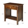 Casual Home Vanderbilt Warm Brown Nightstand at Lowes.com