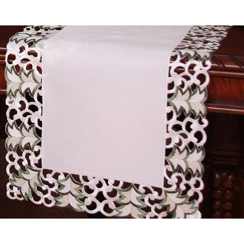 XIA Home Fashions White Tree Table Runner at Lowes.com