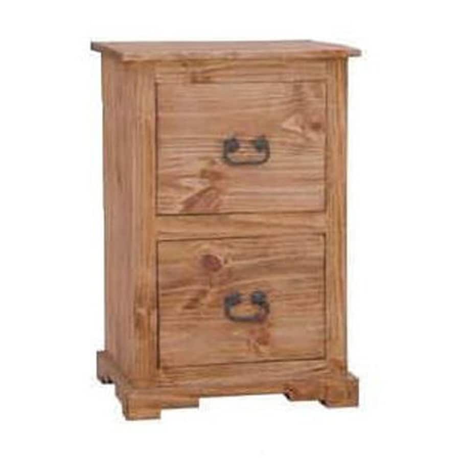 Million Dollar Rustic Rustic 2-Drawer File Cabinet in the File Cabinets ...
