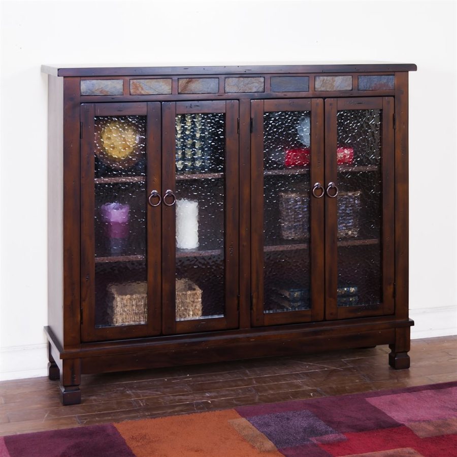 Sunny Designs Santa Fe Dark Chocolate Wood 3-Shelf Bookcase at Lowes.com