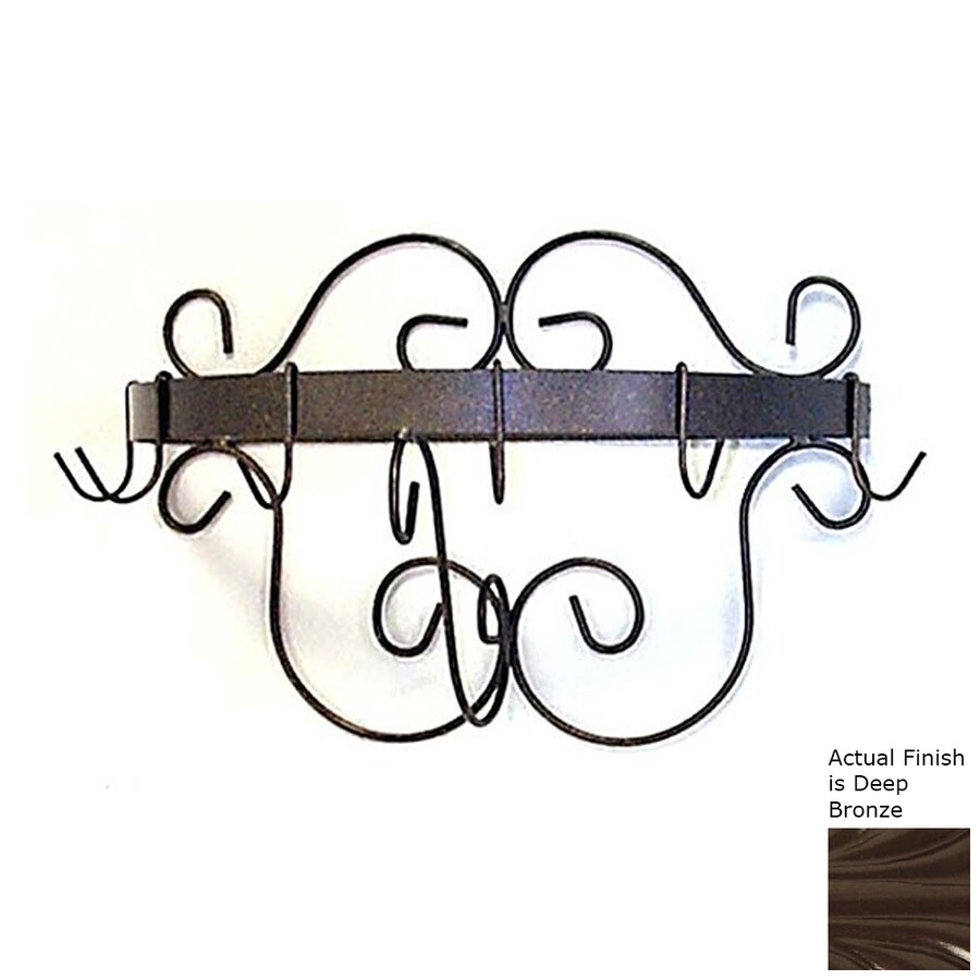 Grace Collection 20-in x 10-in Half-round Pot Rack at Lowes.com