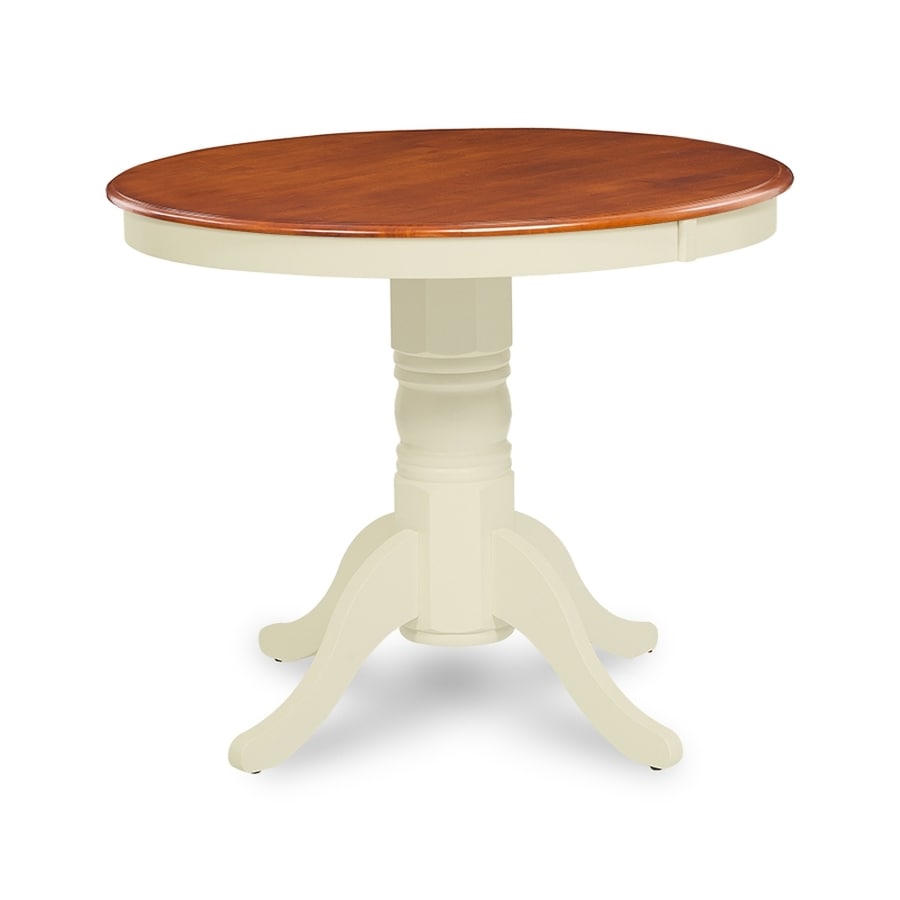 M&D Furniture Brookline Cherry Wood Round Dining Table at Lowes.com